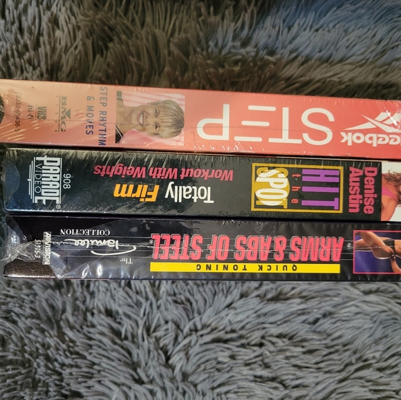 Reebok | Media | 3 New Exercise Vhs Tapes New | Poshmark